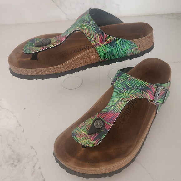 Papillio | Shoes | Papillio Birkenstock Tropical Green Leatherupper ...